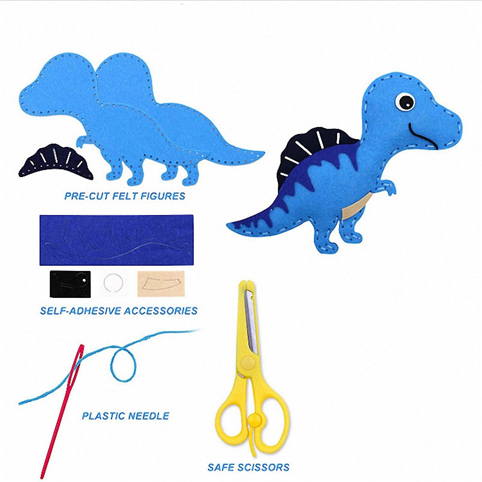 Kidssewing Kits Sewing Kit For Kids Felt Animal Crafting Sewing Kit And ...