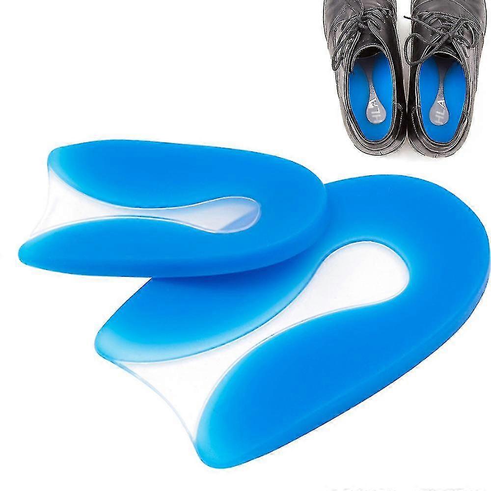 Silicone Heel Pad Inner Heightening Pad Shoes (blue) (1pairM) | Fruugo UK