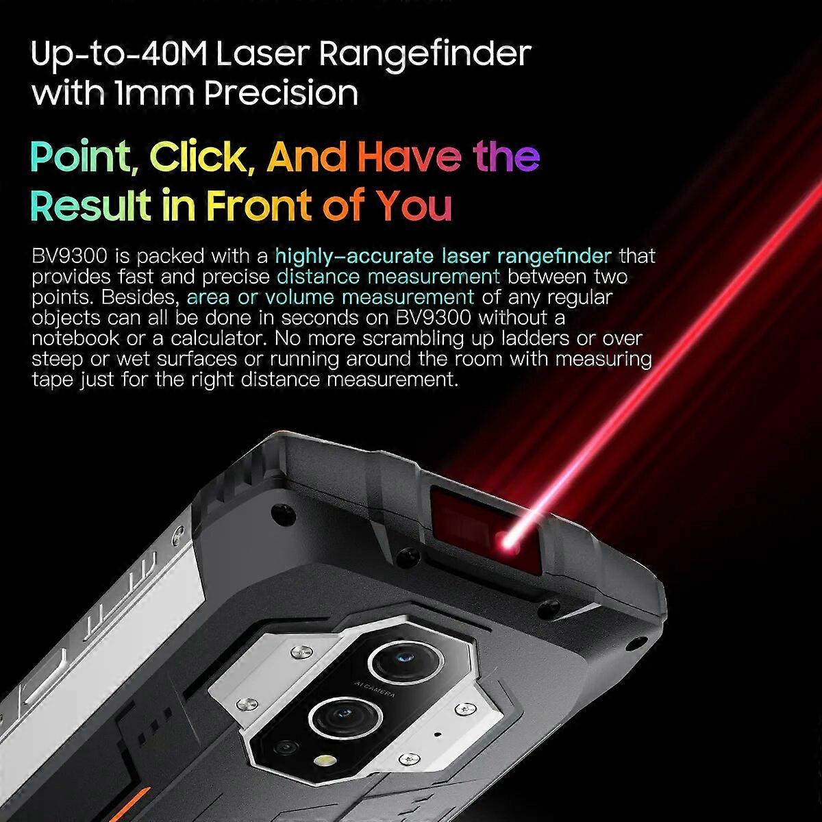 [new] Bv9300 G99 Rugged Smartphone 21gb 256gb 6.7" 120hz 15080mah Laser Measuring Mobile Phone ...