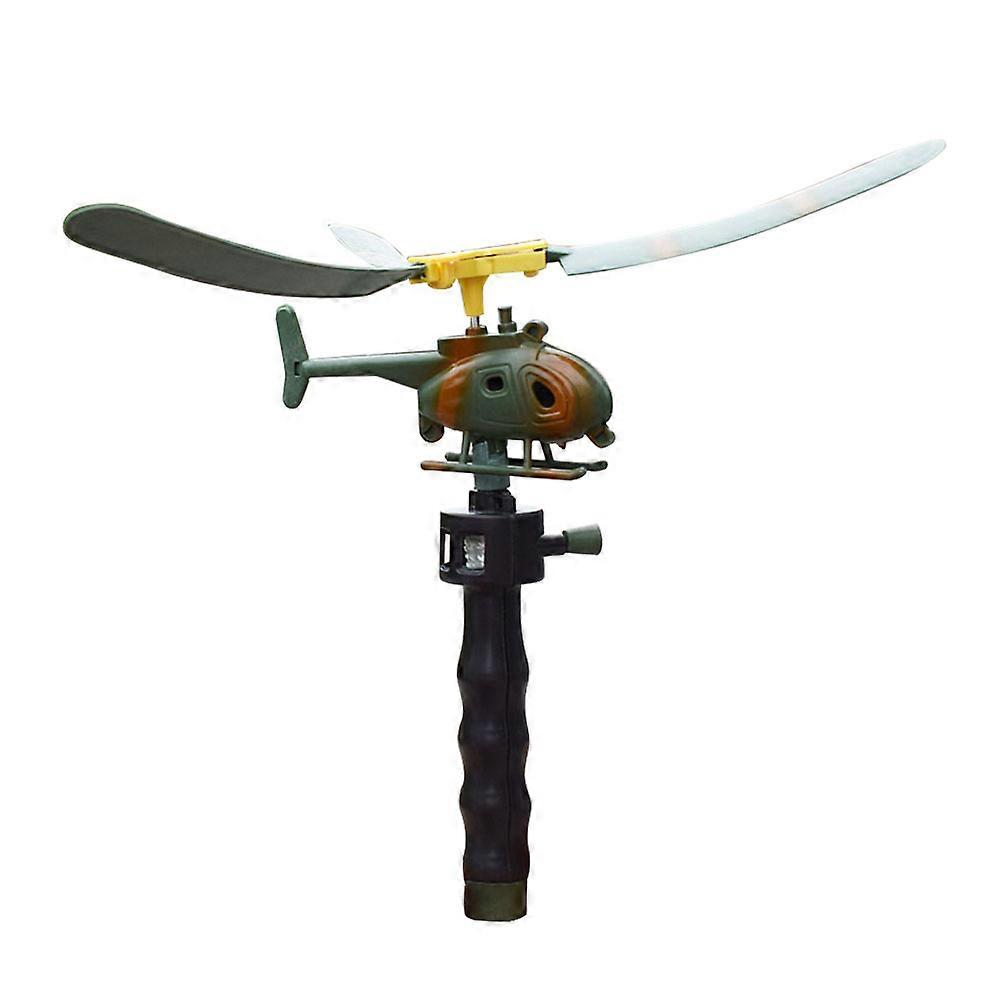Aviation Model Copter Handle Pull Helicopter Plane Outdoor Toys for ...
