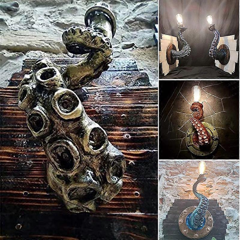 Retro Octopus Electric Light Tentacle Monsters with Bulbs Hanging on ...