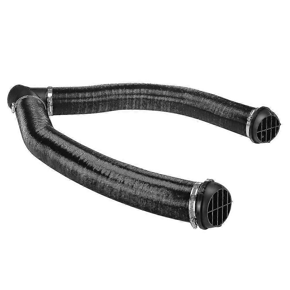 75mm Car Auto Heater Pipe Duct Y Piece Warm Air Outlet Vent Hose Clips ...