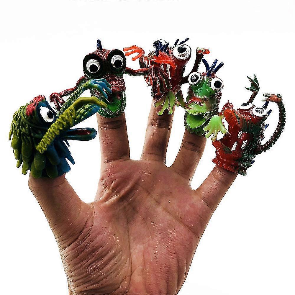 Strange Children's Finger Simulation Animal Silicone Finger Cover Boy ...