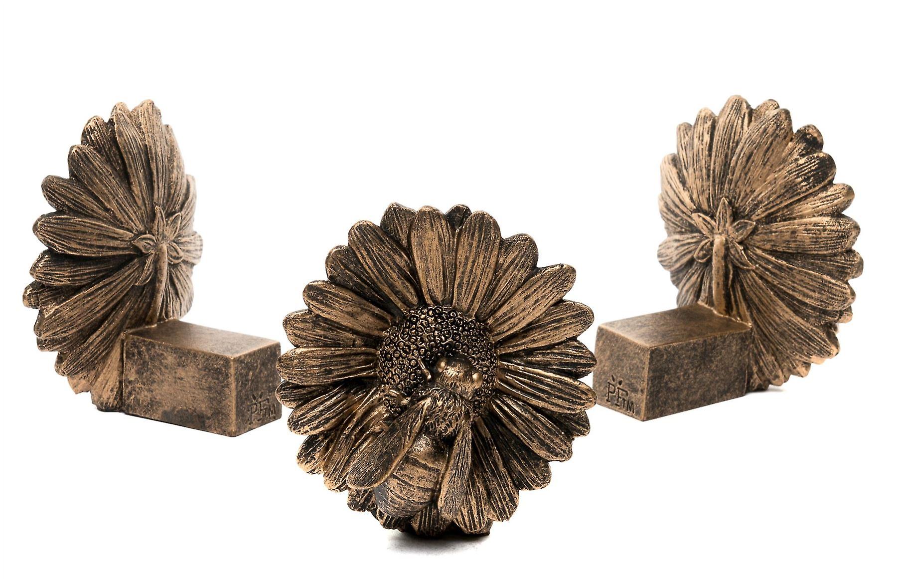 Potty Feet Decorative Bee Themed Plant Pot Feet - Bronze Color - Set of ...