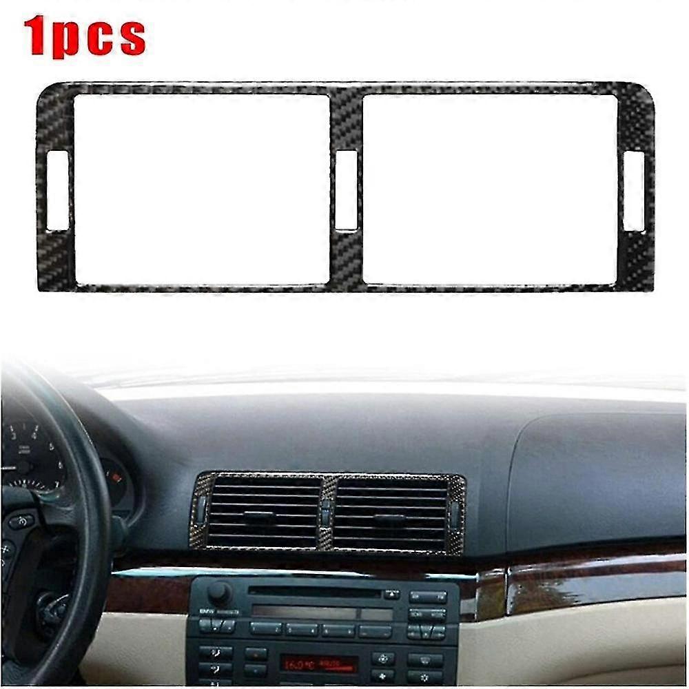 1pc Air Vent Trim Auto Carbon Fiber Console Air Vent Sticker Trim For ...