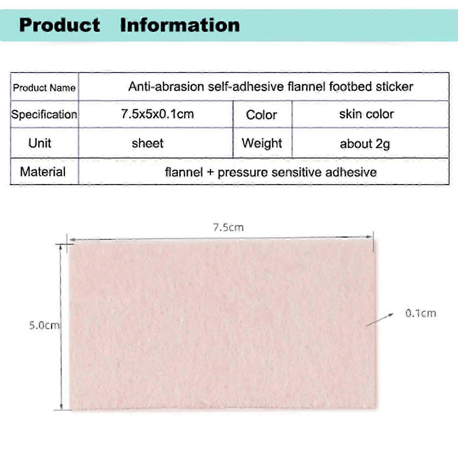 20PCS Moleskin Tape Moleskin Pads for Feet Shoe Adhesive Moleskin ...