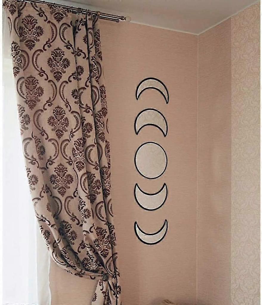 Scandinavian Natural Decor Acrylic Moon Phase Mirror Interior Design ...