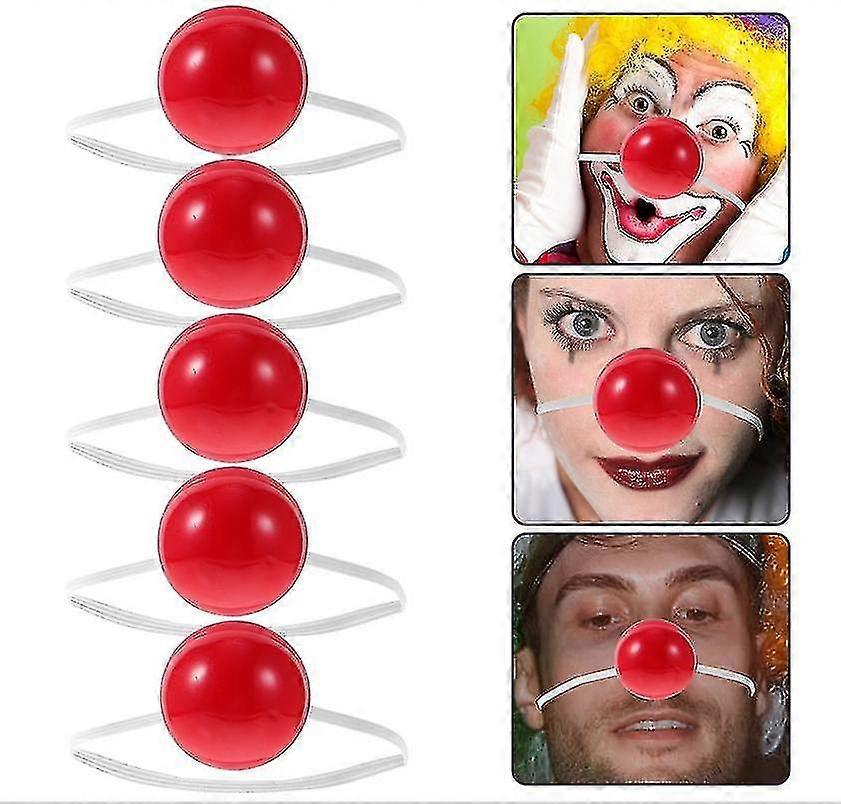 5pcs Plastic Red Nose | Fruugo UK
