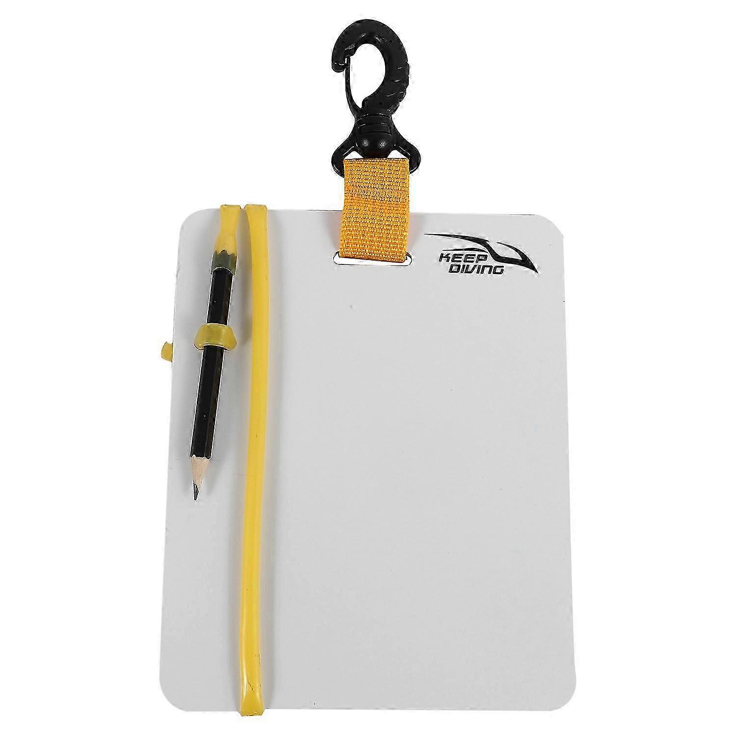 Underwater Writing Diving Wordpad Gear Board with Swivel Clip and ...