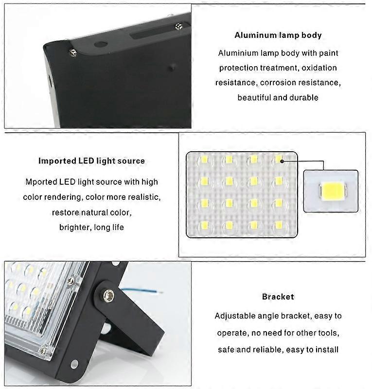 50w Ip65 Waterproof Outdoor Led Floodlight | Fruugo UK