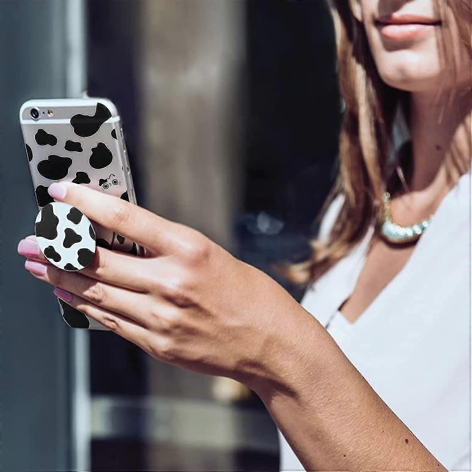 Cow Print Sticker Black Vinyl Removable Cow Pattern Decal For Bedroom ...