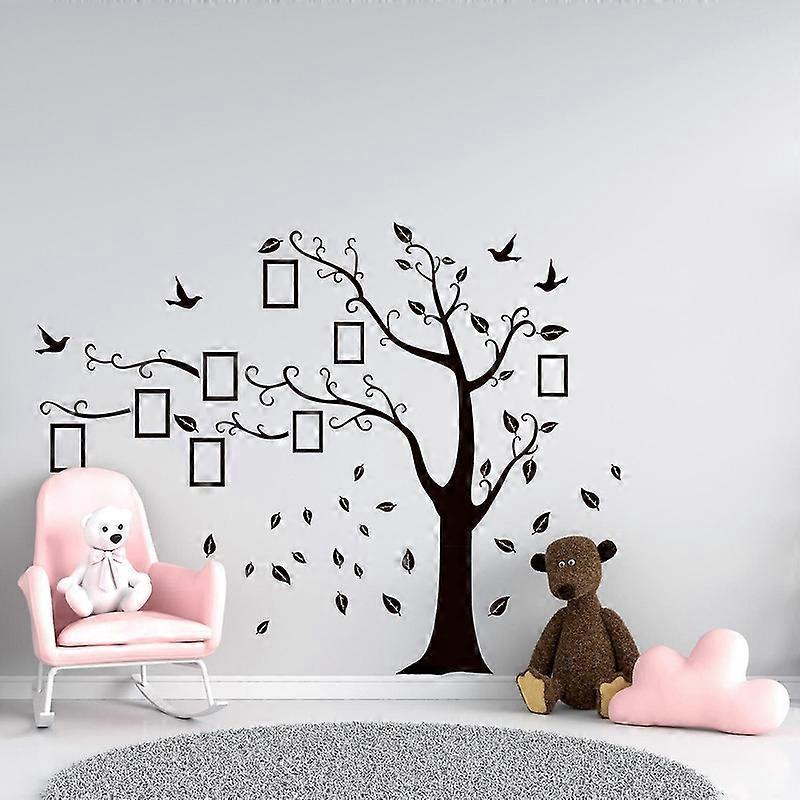 Wandtattoo Baum 3D DIY Wandaufkleber Sticker mit Bilderrahmen Foto Baum ...
