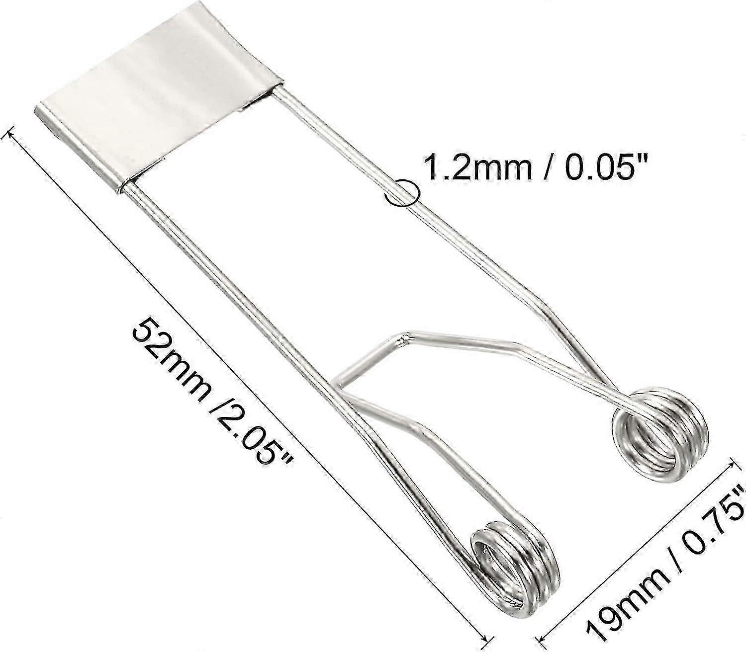 52x19mm Recessed Spotlight Spring Clips 10Pcs Emitting Diode Recessed ...