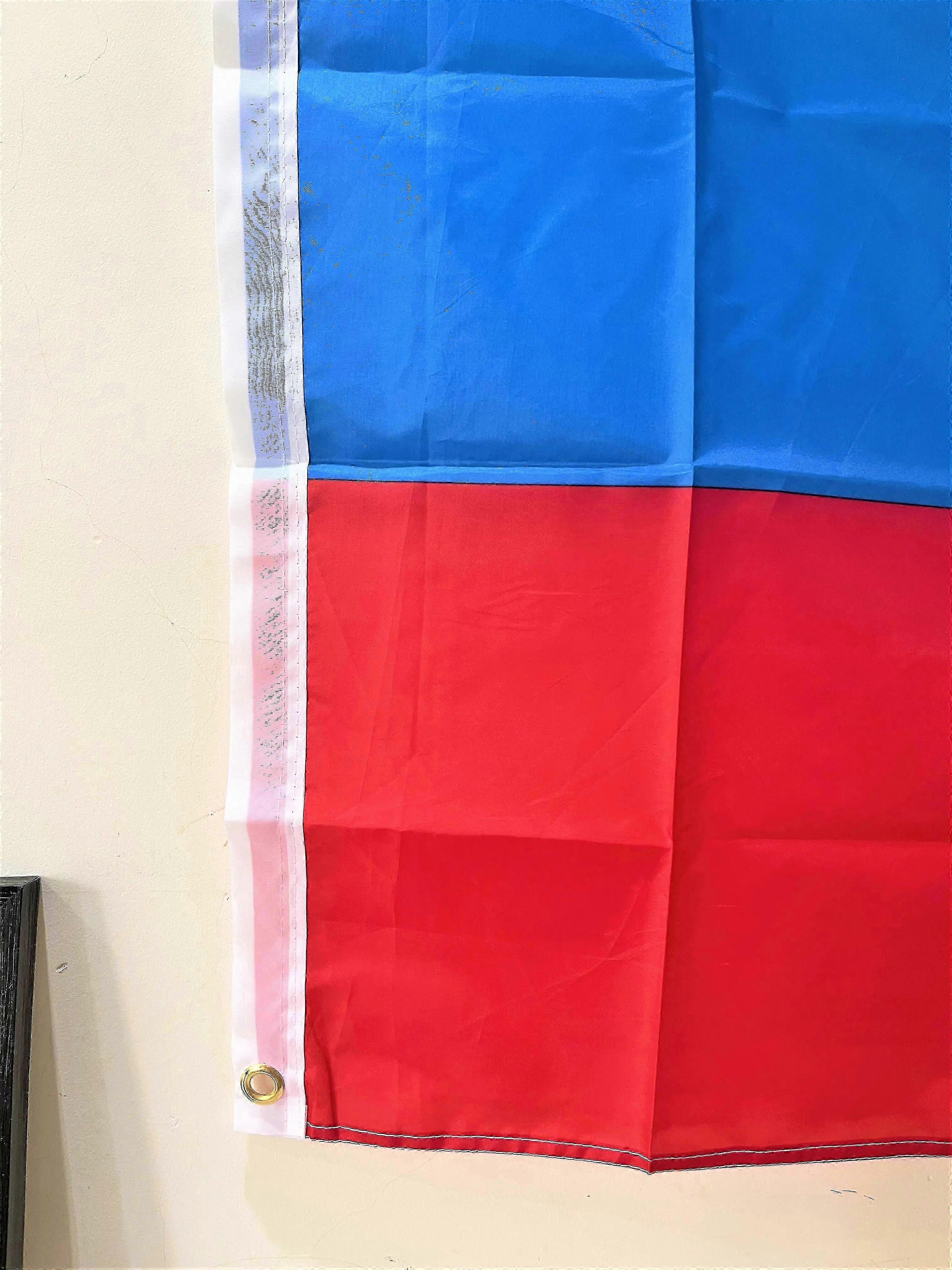 Rusland Hvid Blå Rød Flag 90x150cm Super-poly Russisk Land Flag Ussr ...