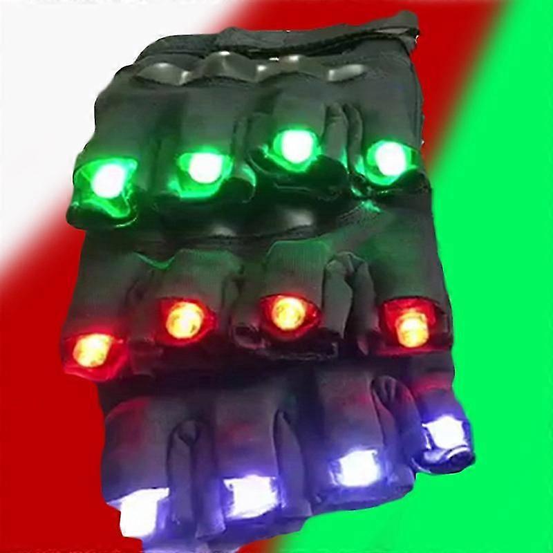 Vibrant Green LED Gloves: Perfect for Dazzling Dance Shows | Fruugo UK