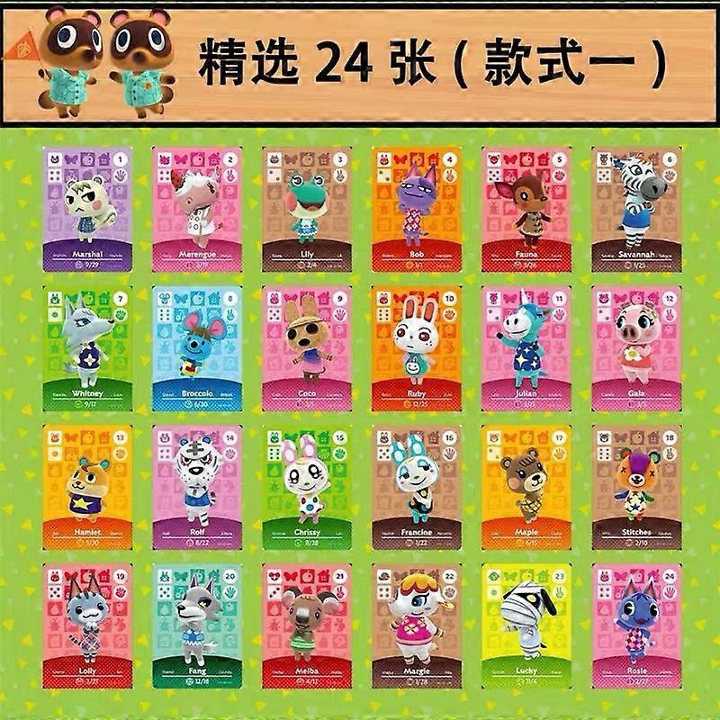 For Compatible Switch NS WIIU Animal Crossing Resident, Sanrio Amiibo Game Card Tag NFC Animal ...