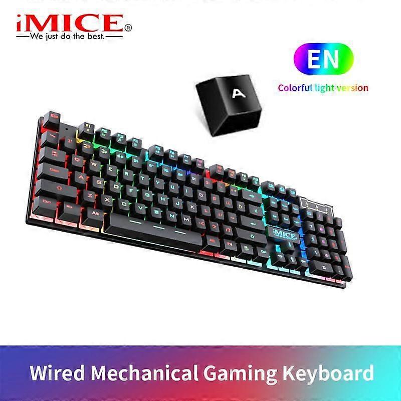 Gamer Keyboard And Mouse Combo Wired Russian / English RGB Backlit ...