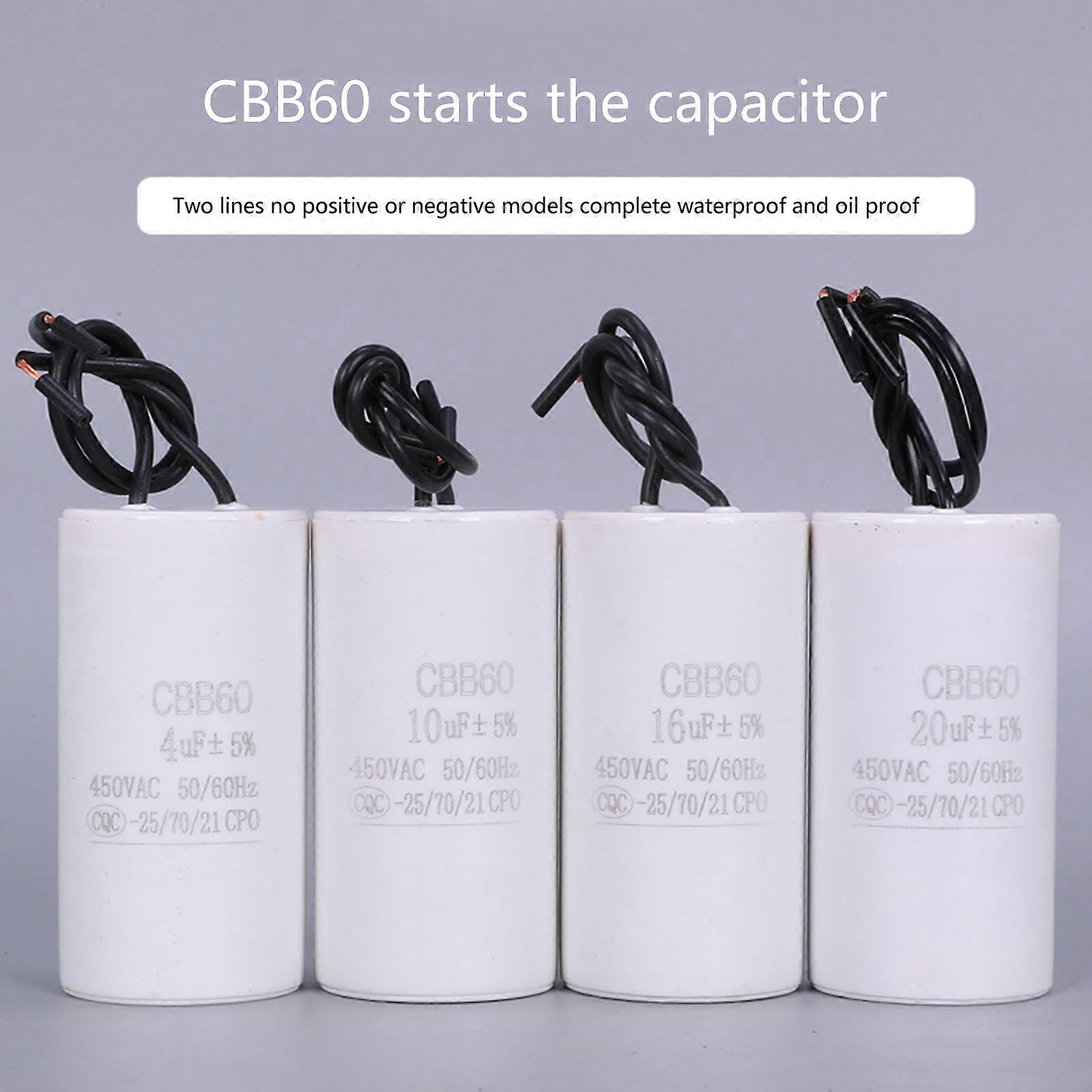 CBB60 Motor Capacitors 450VAC Starting Capacitors for Electric Hoists ...