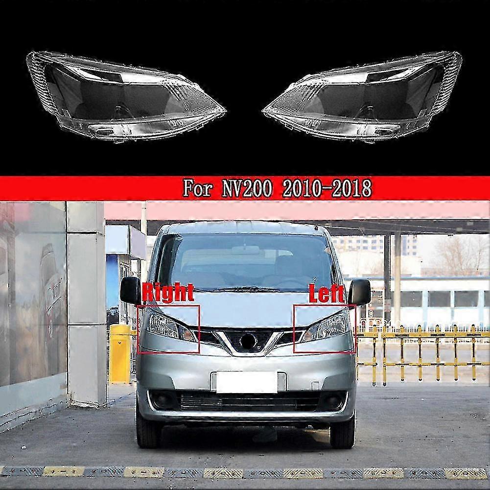 NV200 2010 - 2018 2Pcs Car Front Headlight Lens Cover & Lamp Shell ...
