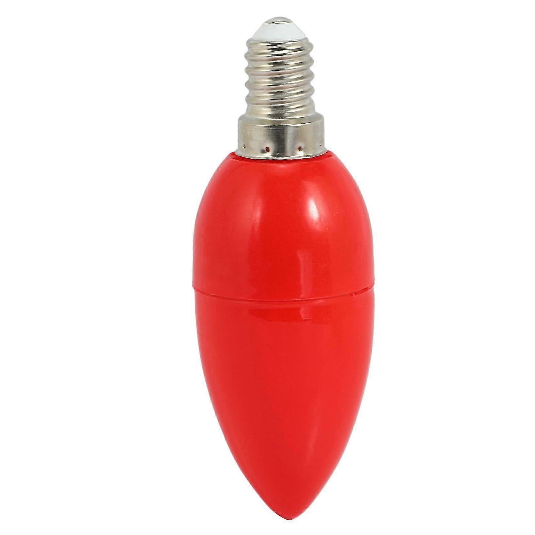 5X LED Candle Light Candle Light Bulbs Red Fortune Lamp God Lights ...