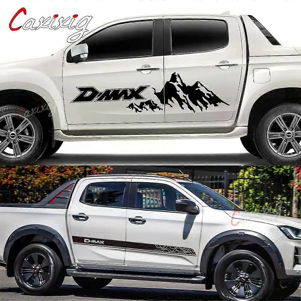 Kropps Sida Klistermärken Lämpliga för Isuzu Dmax D Max Lastbil Huva ...