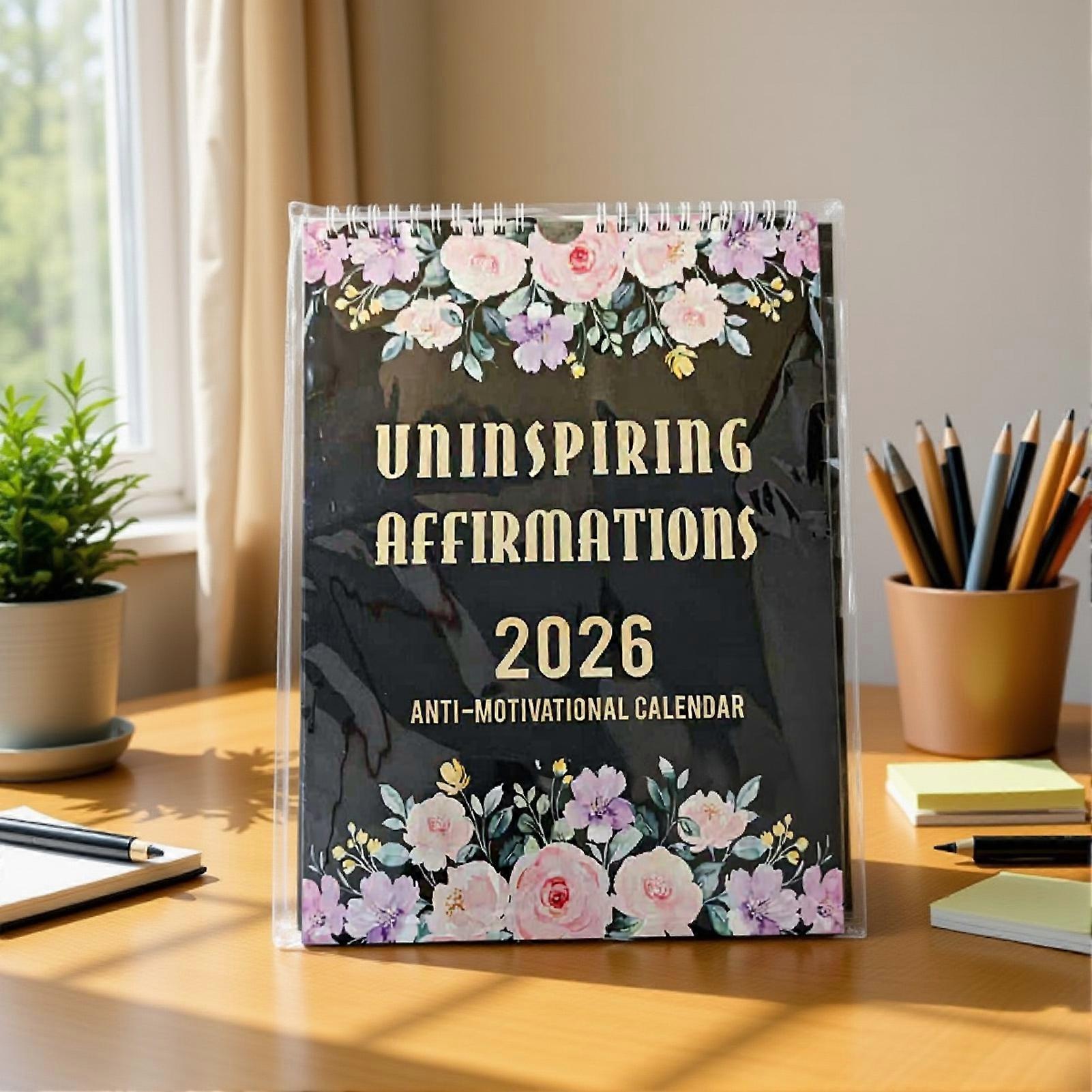 2026 Positive Affirmation Calendar with Daily Motivational Quotes ...