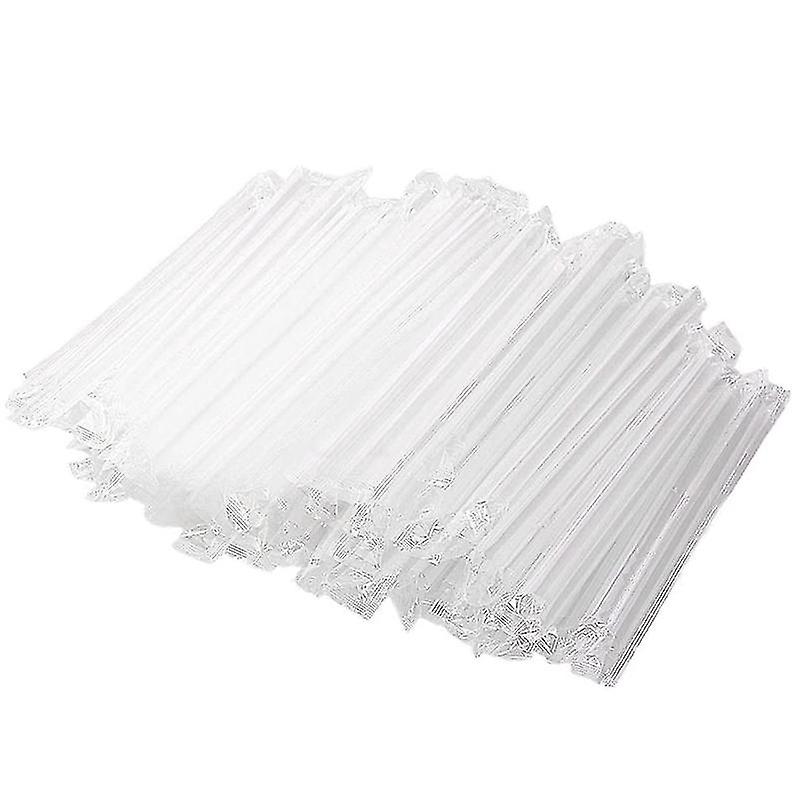 300pcs Smoothie Jumbo Straw Clear Plastic Drinking Straws For Milkshake ...