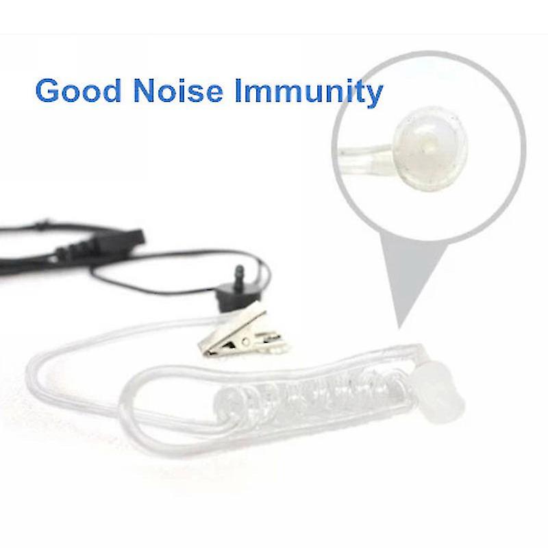 Fbi Style Headset Earphone Earpiece Mic Security Radio Walkie Talkie ...