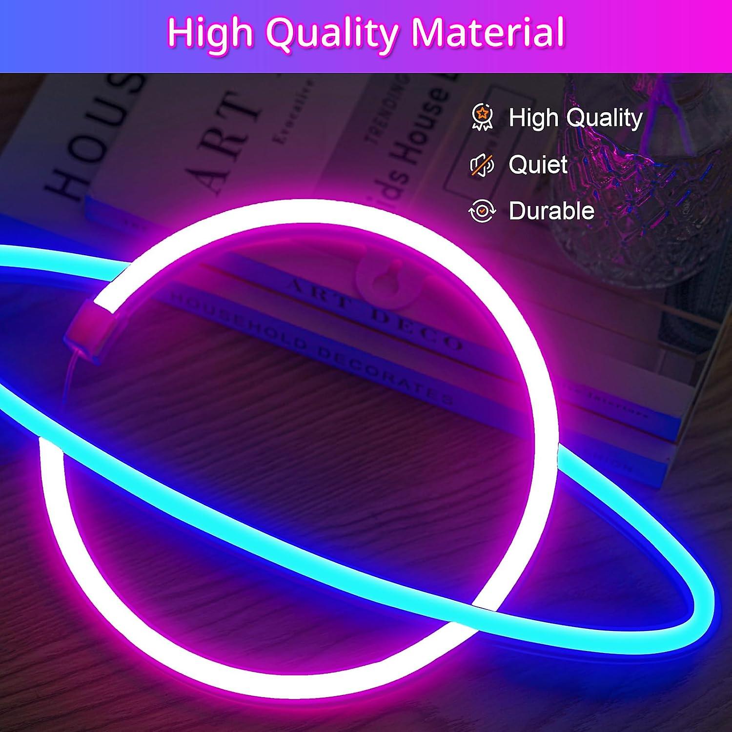 Planet Neon Sign, Bright LED Planet Neon Lights, USB or Battery Powered ...