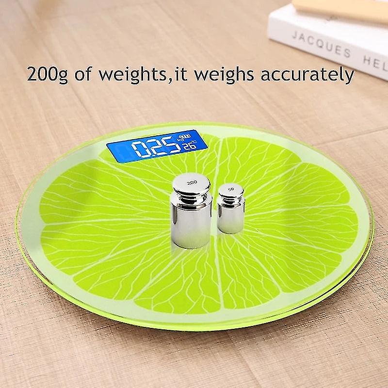 Cartoon Lemon Pattern Weight Scale For Weighing Body Electronic ...