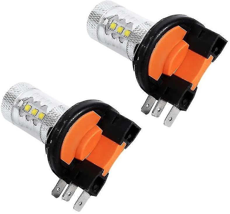 2pcs 80w H15 Led Bulbs White Car Headlight Bulbs Led Daytime Running ...