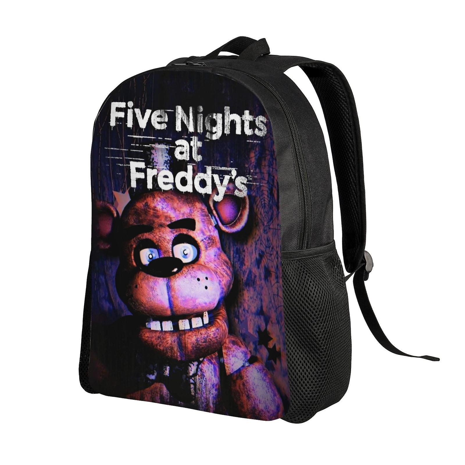 FNAF Five Night At Freddy Backpack Water Resistant College School Bags ...