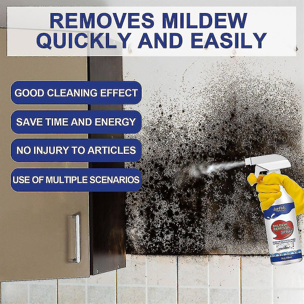 Mould Remover Effective Mould Spray, Fast & Mildew Cleaner | Fruugo UK