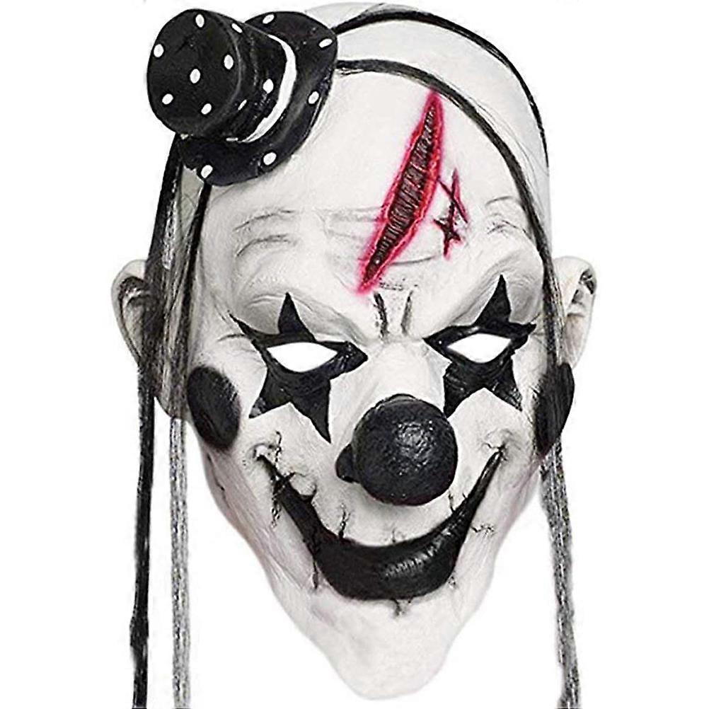 Halloween Latex Mask Horrible Scary Clown Mask Halloween Clown Mask ...