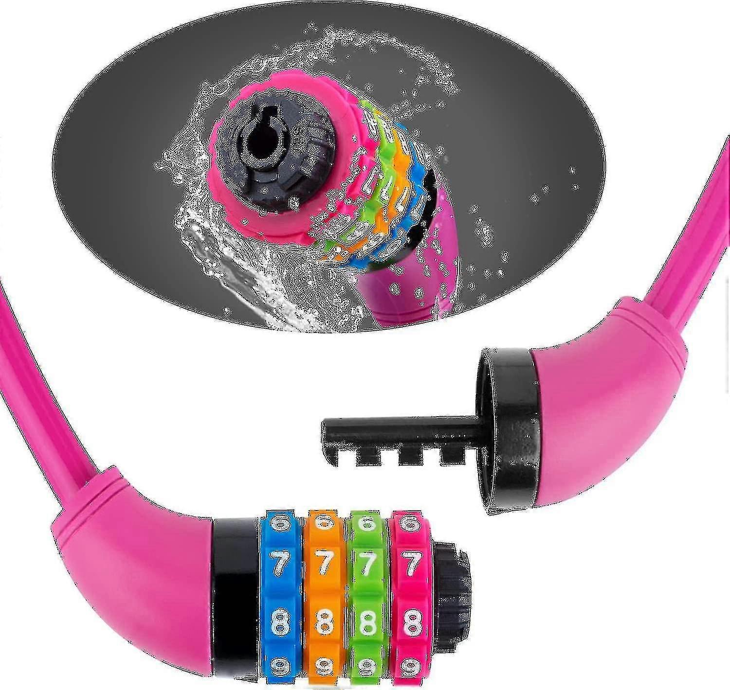 Bike Lock Cable, Bicycle Cable Lock With 4 Digit Combination Alloy Lock ...