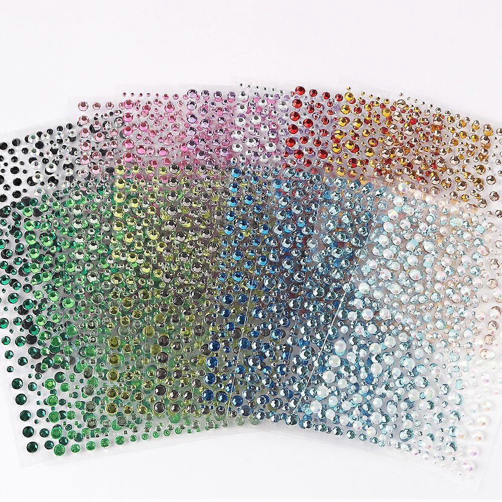 Face Decorations Rhinestone Stickers For Music Festival Halloween Party ...