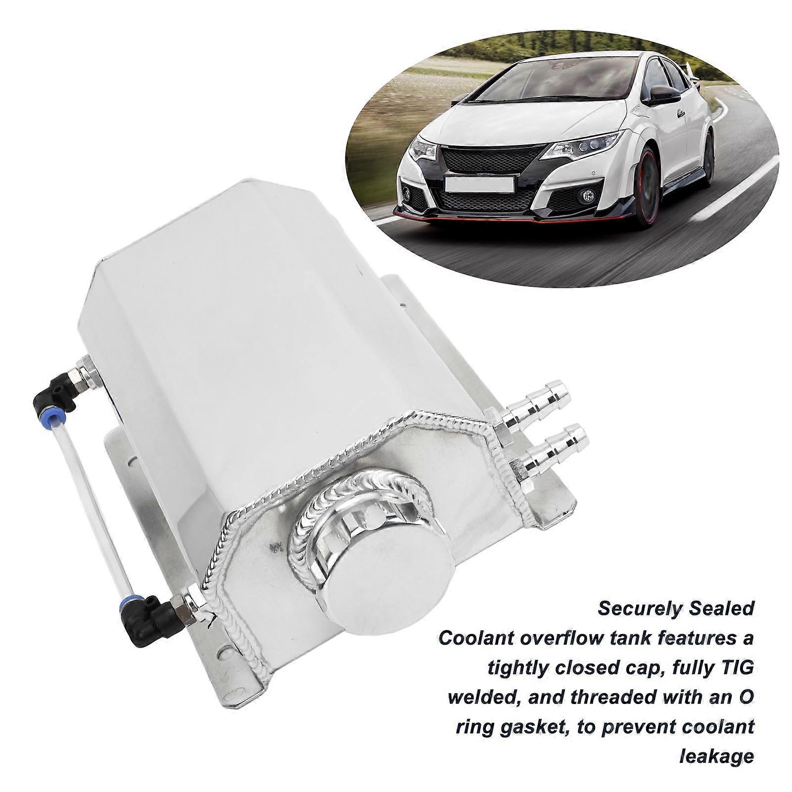 Coolant Overflow Tank Aluminium Alloy 2L Capacity Universal Radiator ...