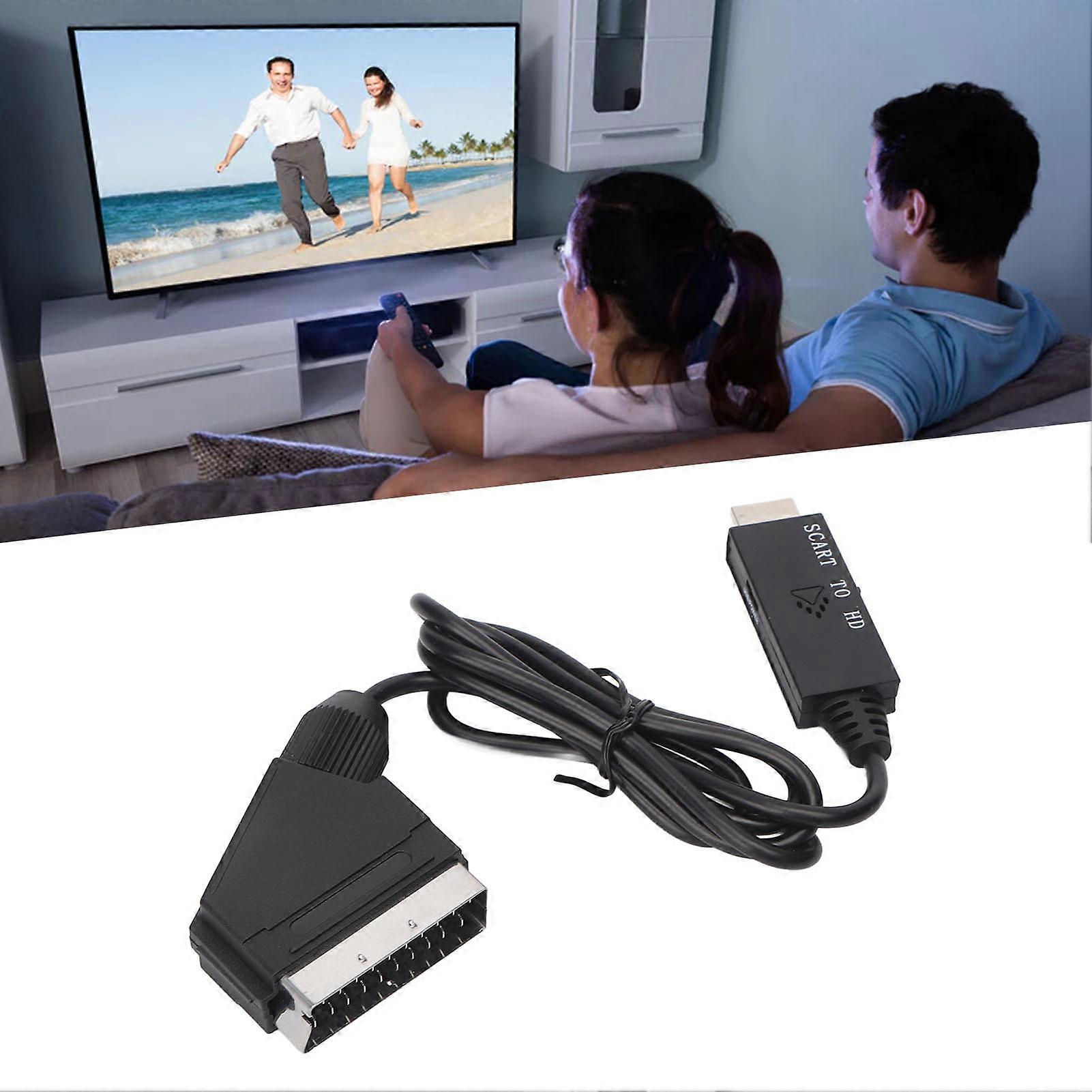 SCART to HD Multimedia Interface Adapter 720P 1080P Switchable Full HD ...