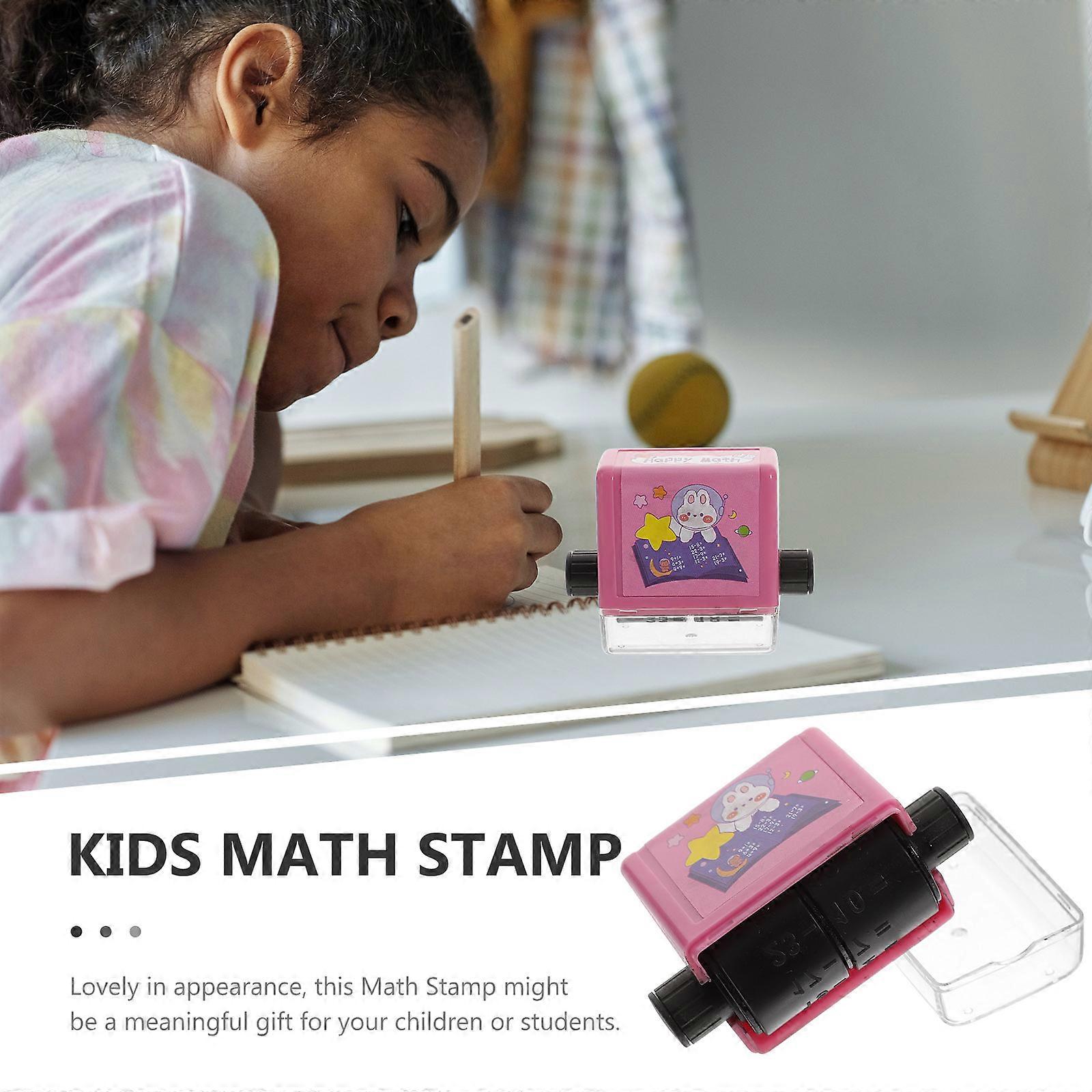 Math Roller Stamp Multiplication Division Addition Subtraction Stamp ...