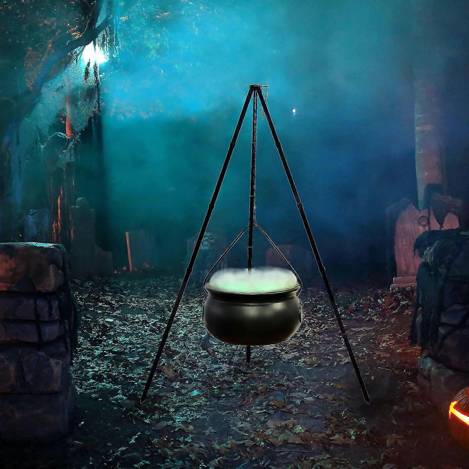 New Hot Halloween Decor Outdoor - Large Witches Cauldron On Tripod With ...