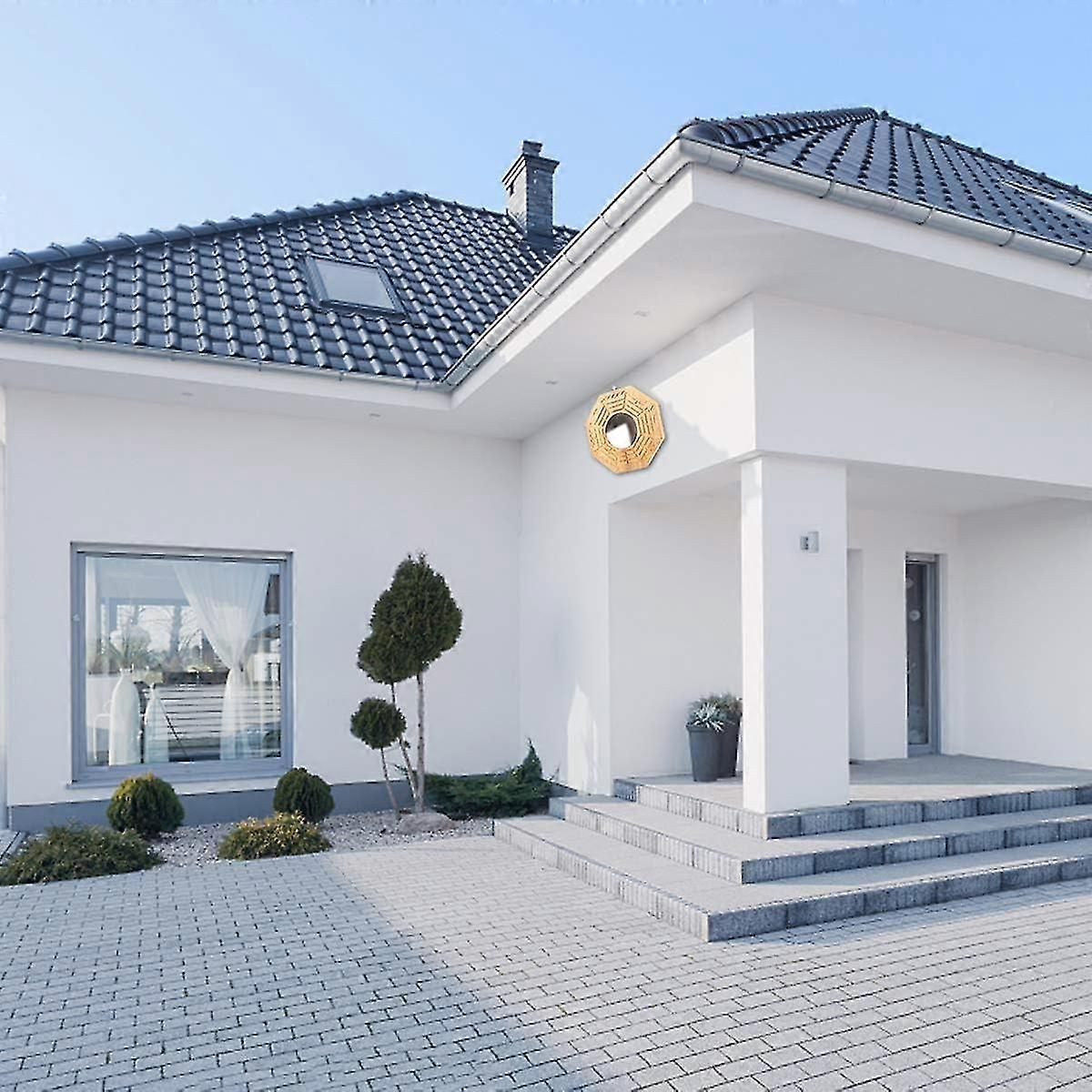 Bagua Mirror,traditional Chinese Feng Shui Mirror,peach Wood Bagua ...