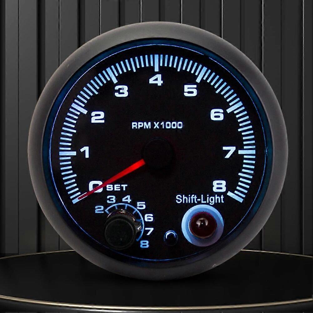 RPM Meter 12V Car Tachometer Gauge LCD Display Electrical Tachometer ...