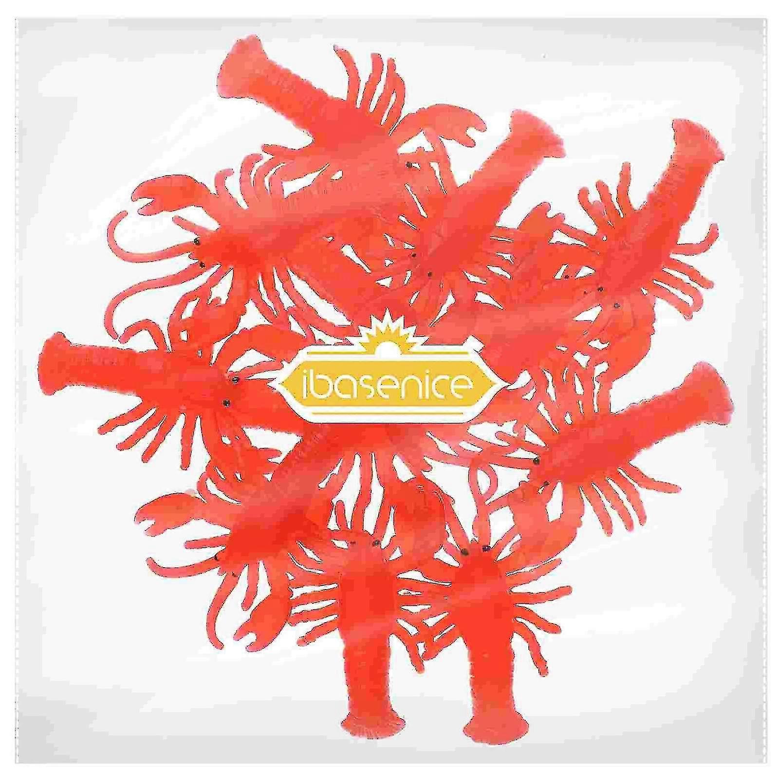 Simulated Crayfish Sea Creature Models Kids Playsets Plastic Soft ...