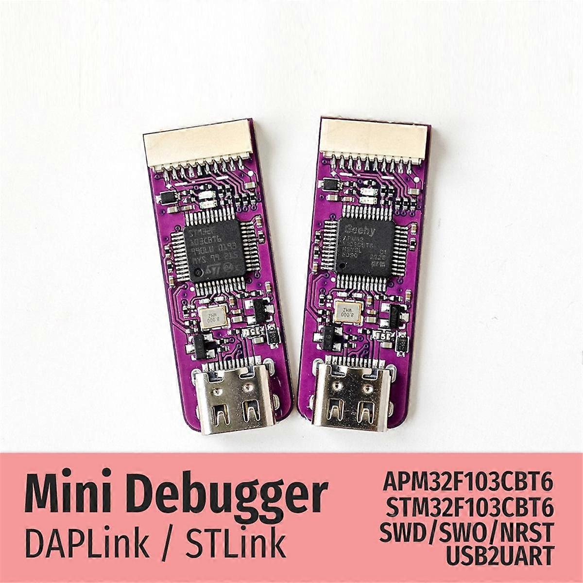 Mini Debugger STLink V2.1 Debugger APM32F103CBT6 Chip SWD SWO USB to ...