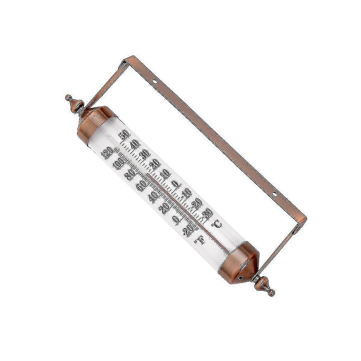 10 Inches New Premium Steel Indoor/outdoor Thermometer Wireless ...