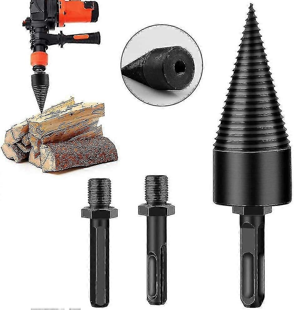 Wood Splitting Drill Bit, Log Splitter Cones, Wood Splitter Drill, Wood ...