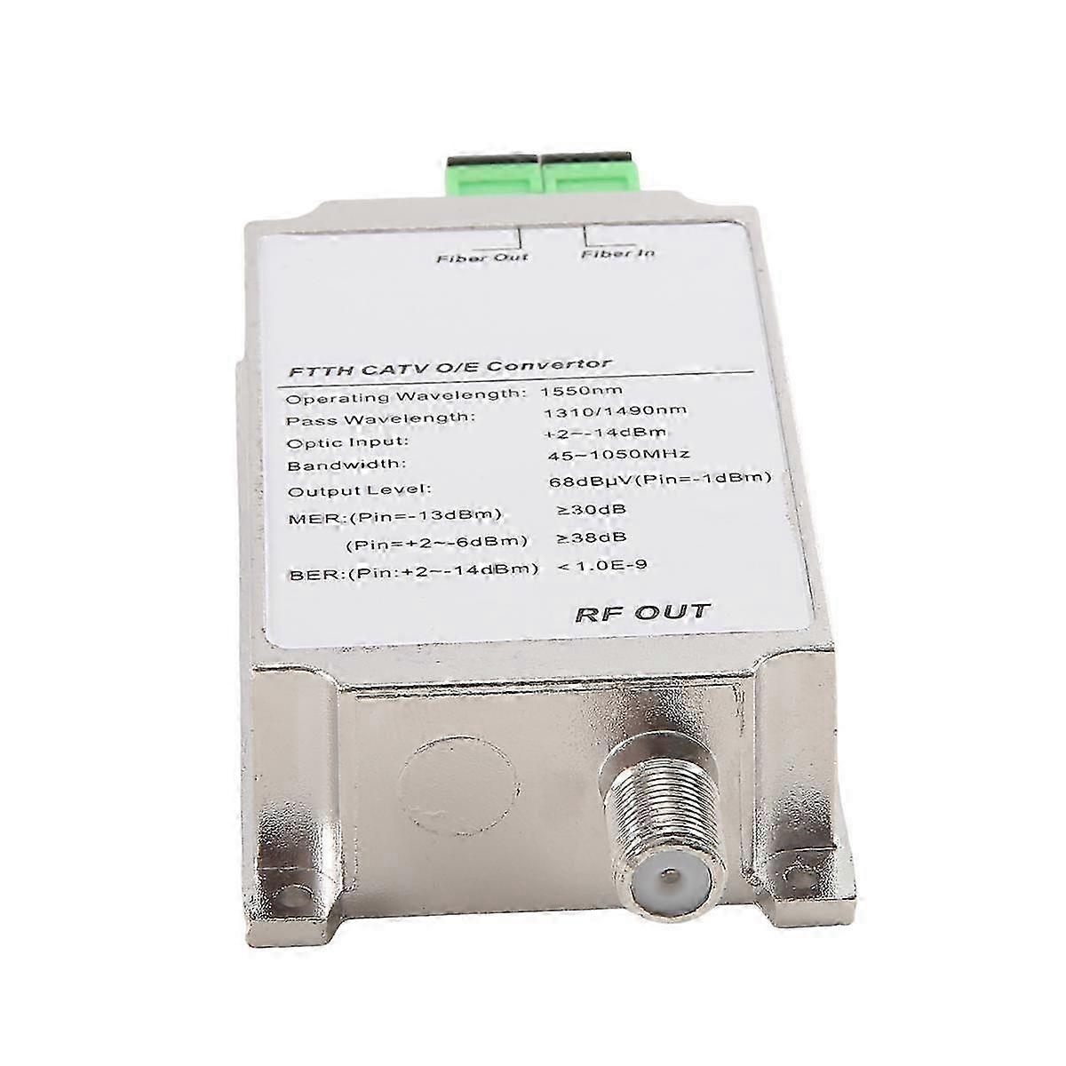 Mini CATV FTTH Receiver Fiber Optical WDM Node RF Converter Triplexer Minimode Indoor AGC 1310nm ...