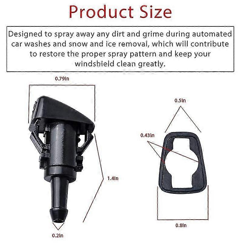 brand-new Windshield Washer Squirter Nozzle Spray For Chrysler Dodge ...