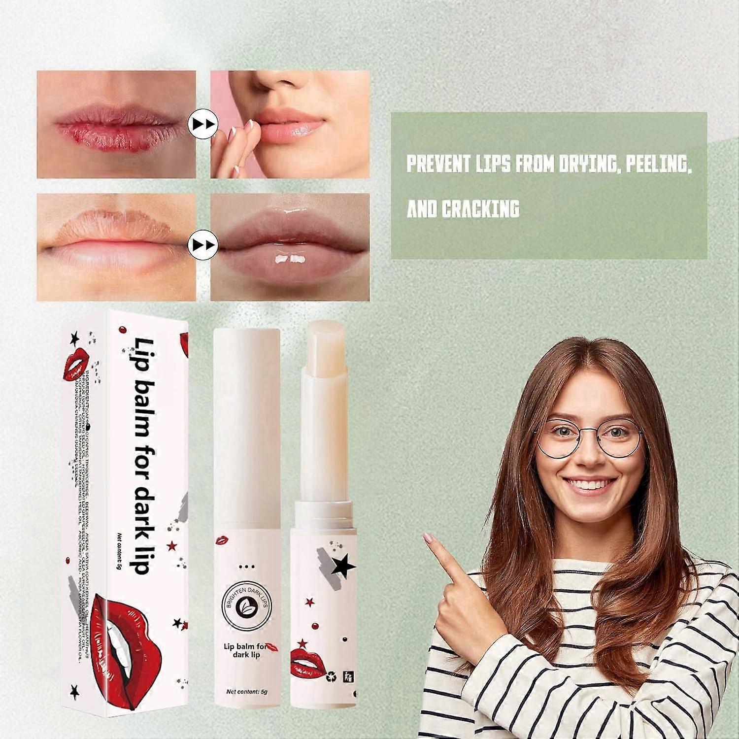 1-3Pcs Lip Lightening for Dark Lips,Lip Balm Lips Pink Bleaching Cream ...