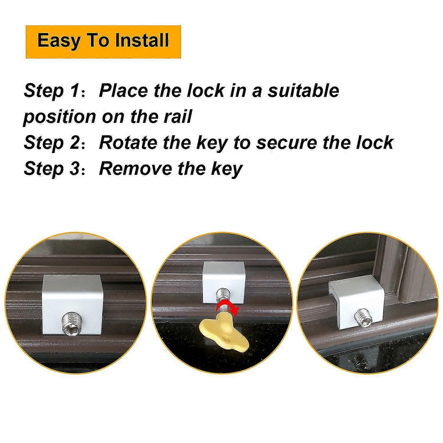 Adjustable Sliding Window Lock Aluminum Window Door Picture Frame Lock ...